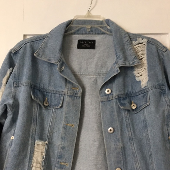 Jackets & Coats | Distressed Jean Jacket | Poshmark
